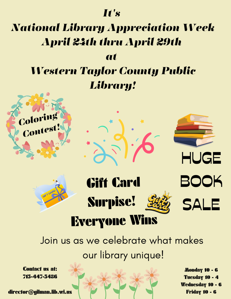 National Library Appreciation Week April 24th – April 29th | Western ... National Library Appreciation Week April 24th – April 29th | Western ...